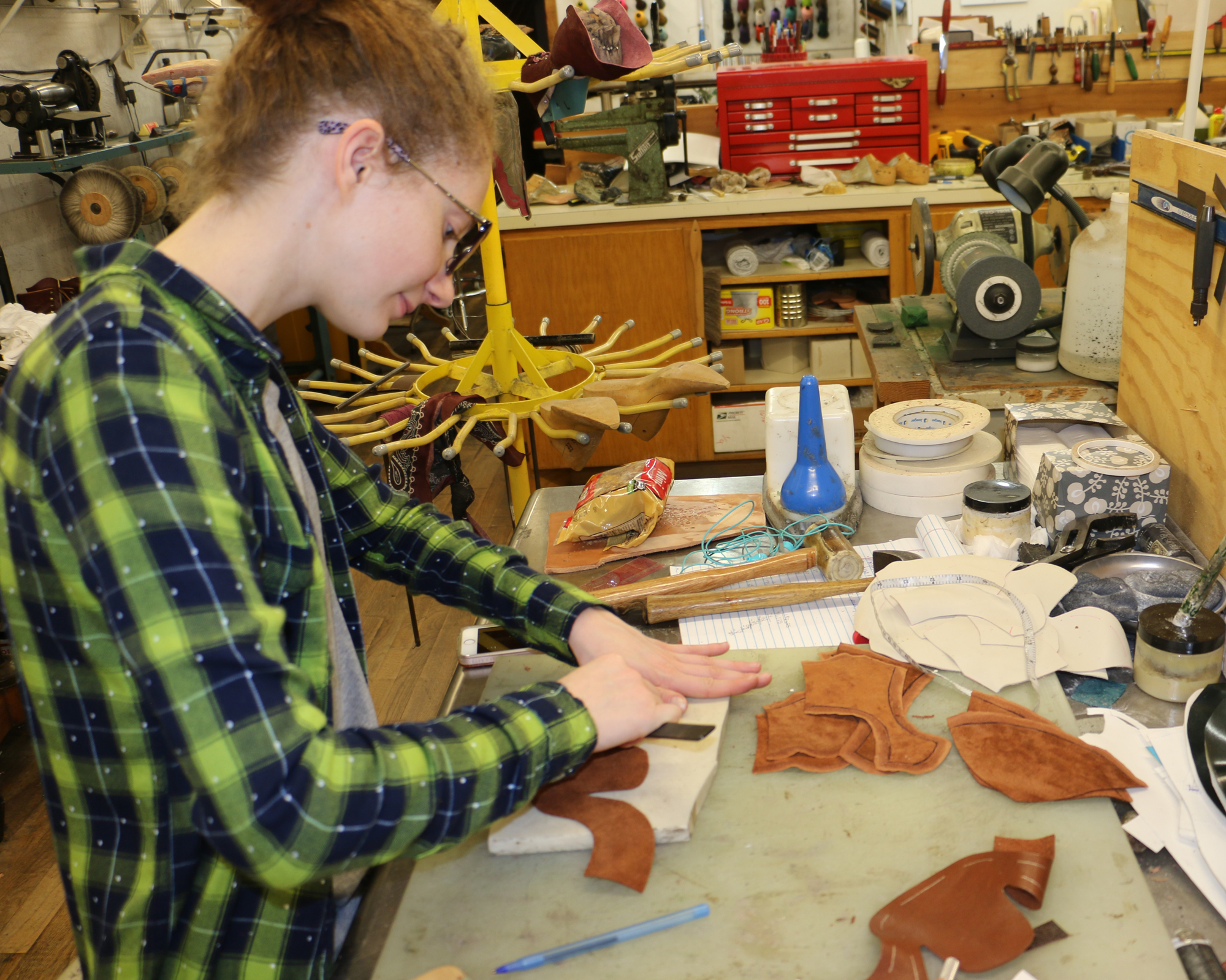 Skiving | Lisa Sorrell, cowboy boot maker