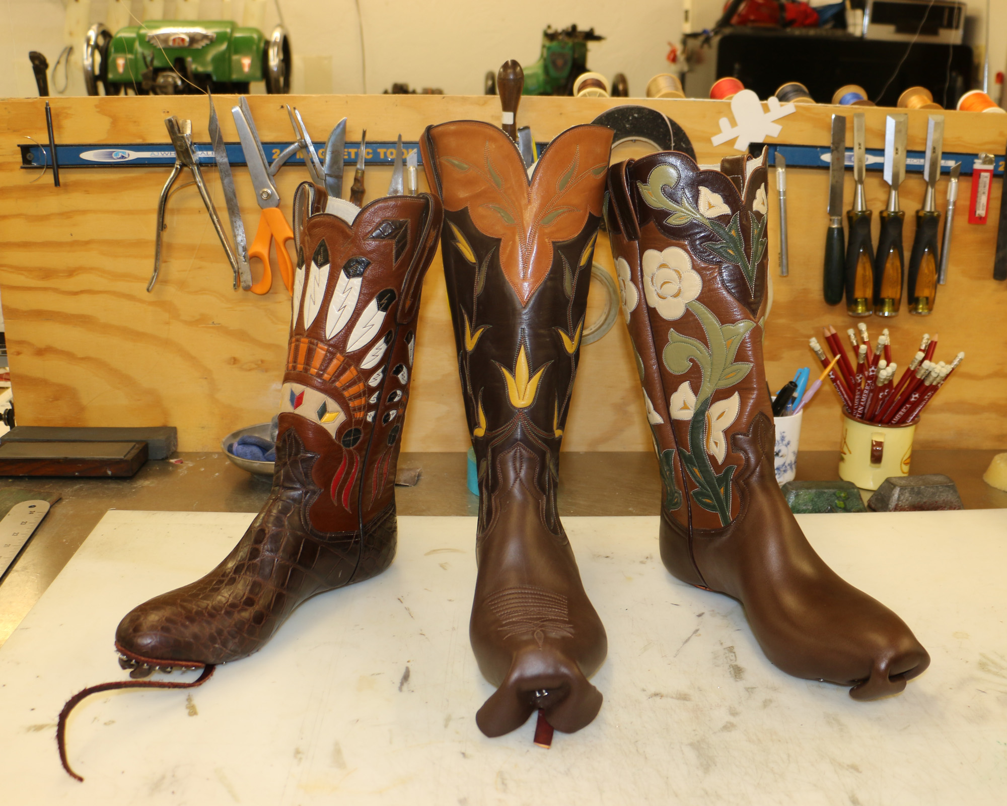 Trio | Lisa Sorrell, cowboy boot maker