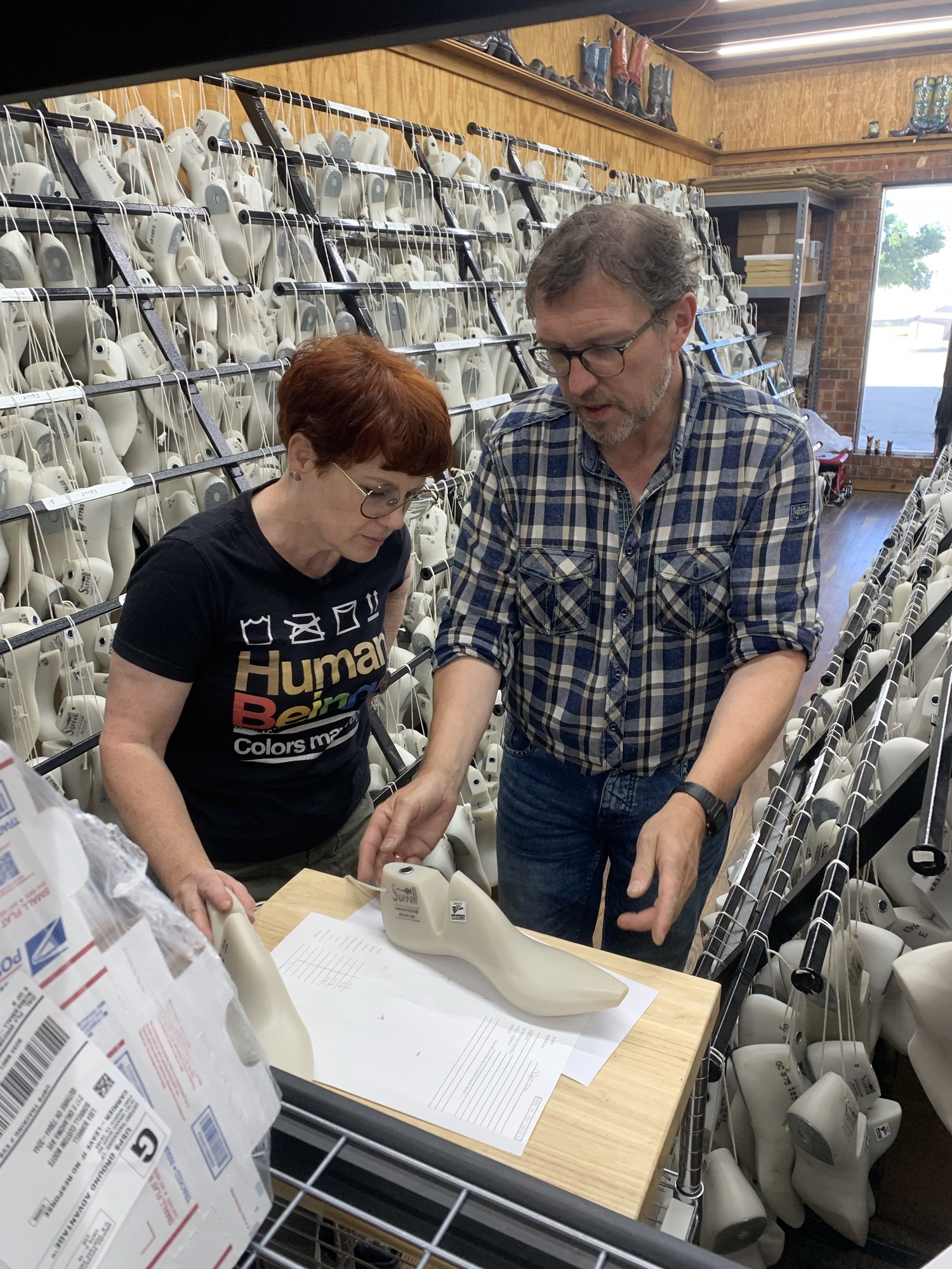 Choosing lasts | Lisa Sorrell, cowboy boot maker